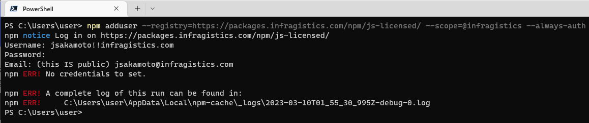 [2025年更新] Ignite UI の npm パッケージを使用するための環境設定 – INFRAGISTICS ナレッジ ベース